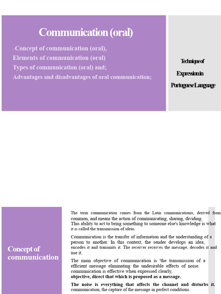 Class 1 - Oral Communication 2024 | PDF | Communication | Code