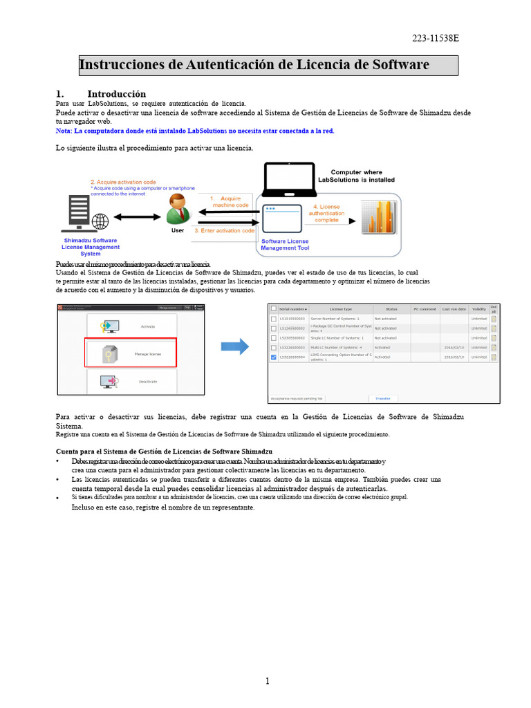 Manual de Herramienta de Gestión de Licencias | PDF | Windows 10 | Software