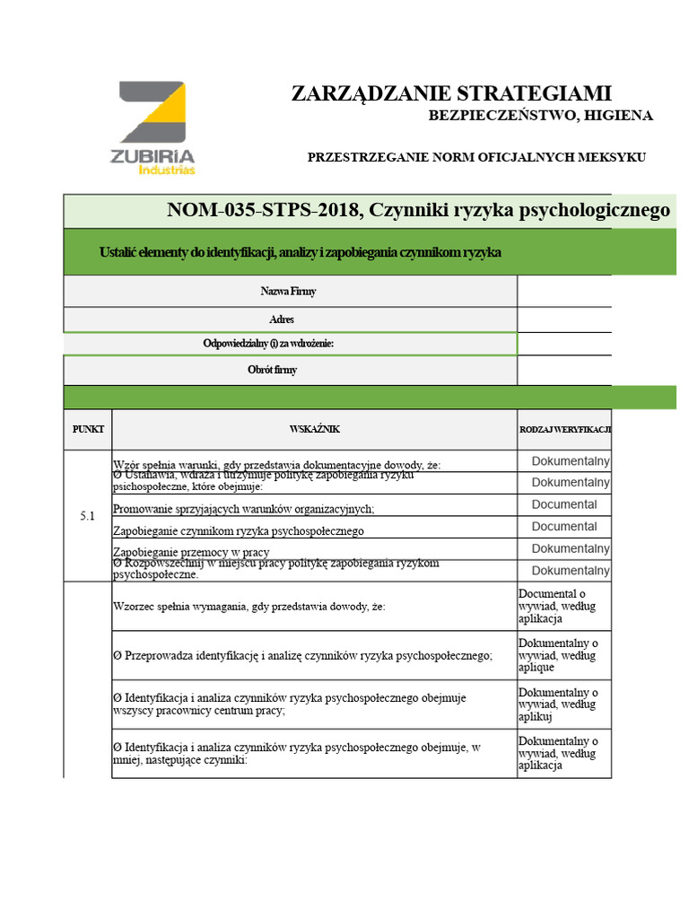 Śledzenie Normy 035 | PDF