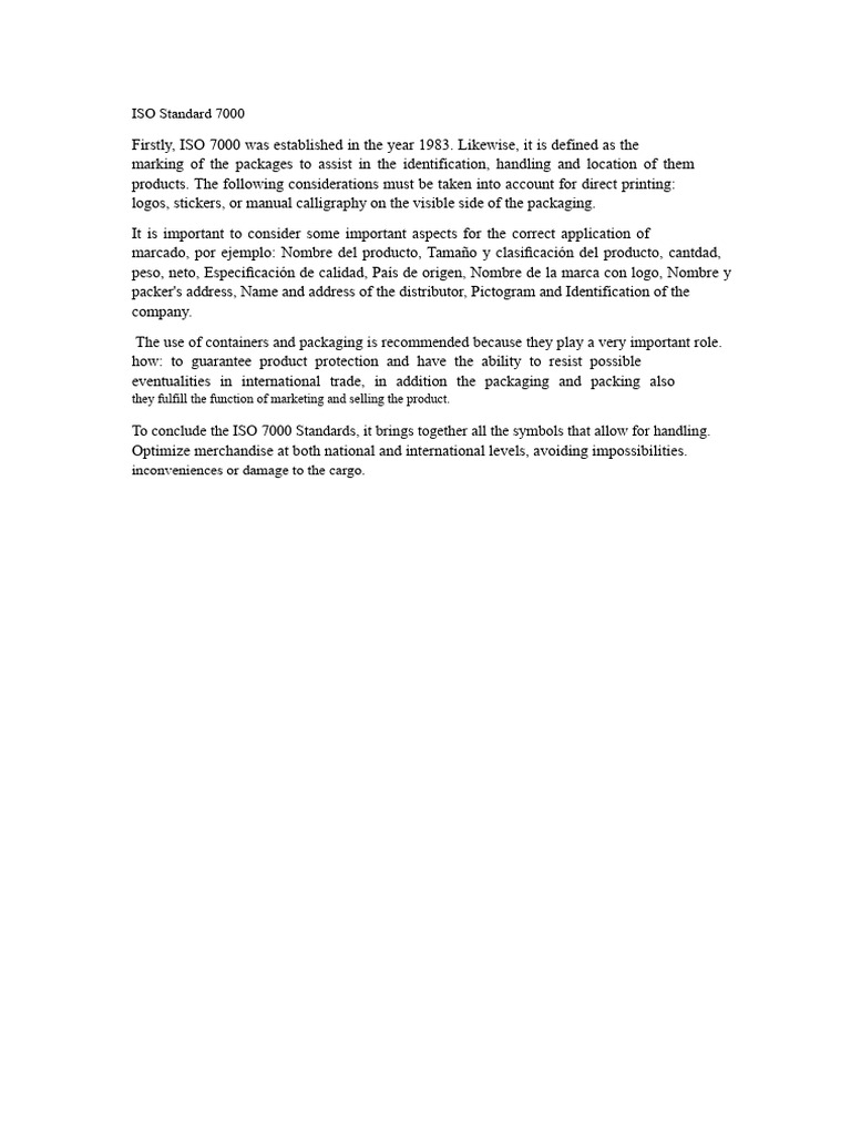 ISO 7000 Standards for Product Marking | PDF
