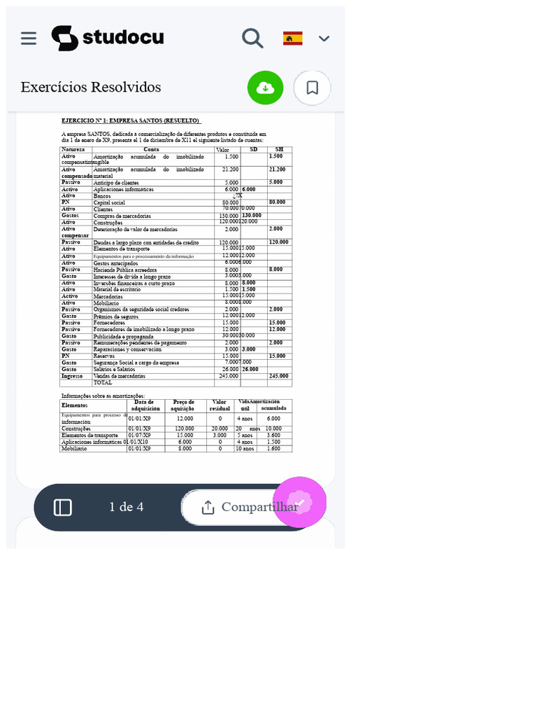 Exercícios Resolvidos - EXERCÍCIOS GERAIS (TODOS OS TEMAS) EXERCÍCIO 1 ...