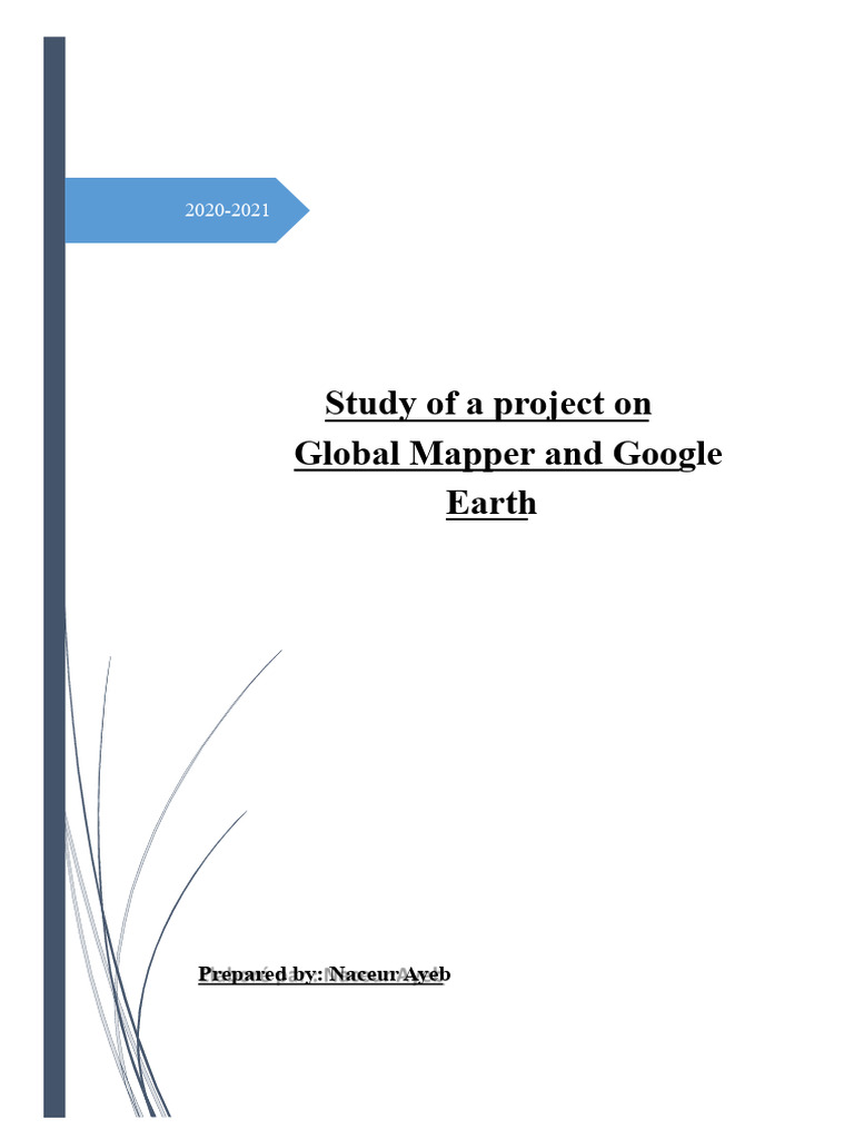 Study of A Project With Global Mapper and Google Earth | PDF | Drainage ...