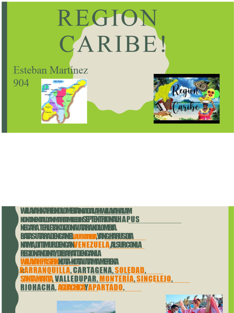 Menjelajahi Wilayah Karibia Kolombia | PDF