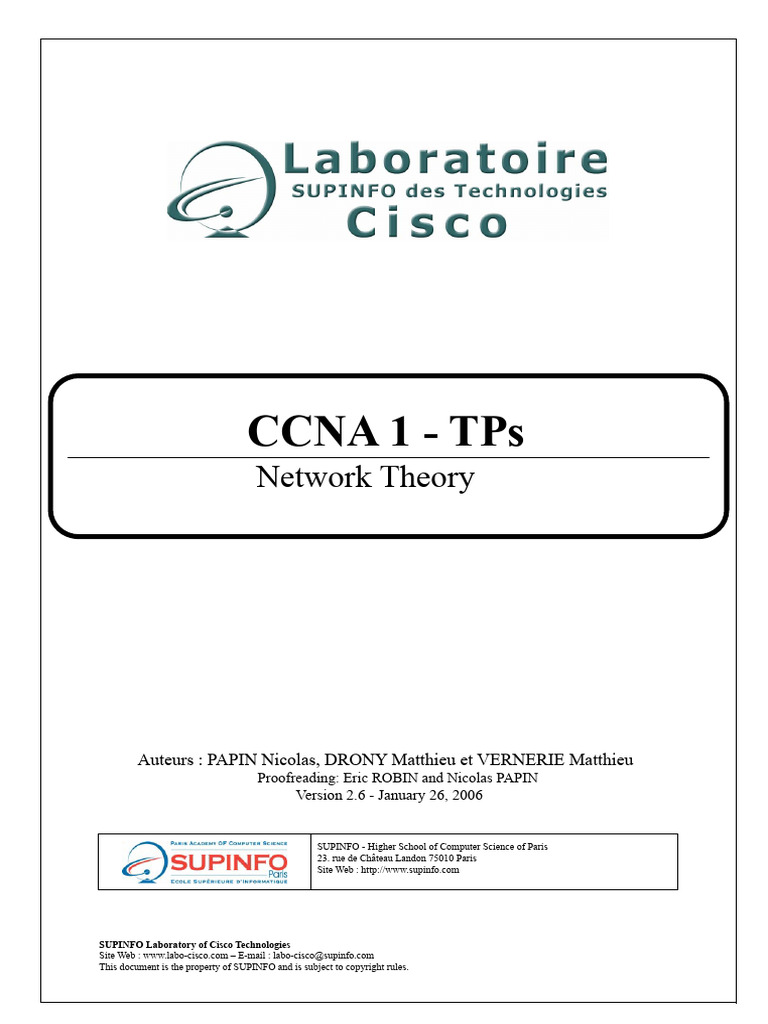 CCNA 1 Network Theory Overview | PDF | Osi Model | Computer Network