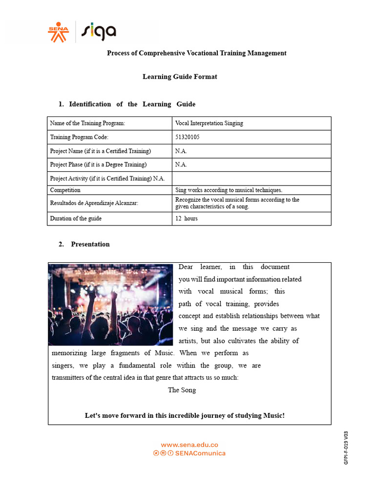 Vocal Interpretation Singing - Recognizing Musical Forms | PDF | Opera ...