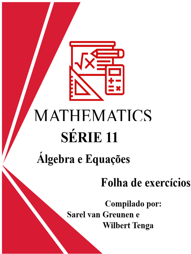 Exercícios de Álgebra e Equações 11ª Série | PDF | Matemática | Álgebra