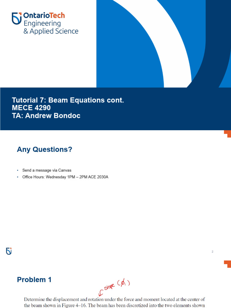 Tutorial 7 Problems Thursday | PDF