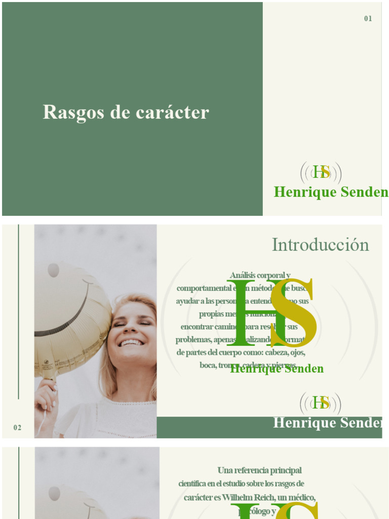 Ebook Rasgos de Carácter - Henrique Senden | PDF | Psicopatía ...