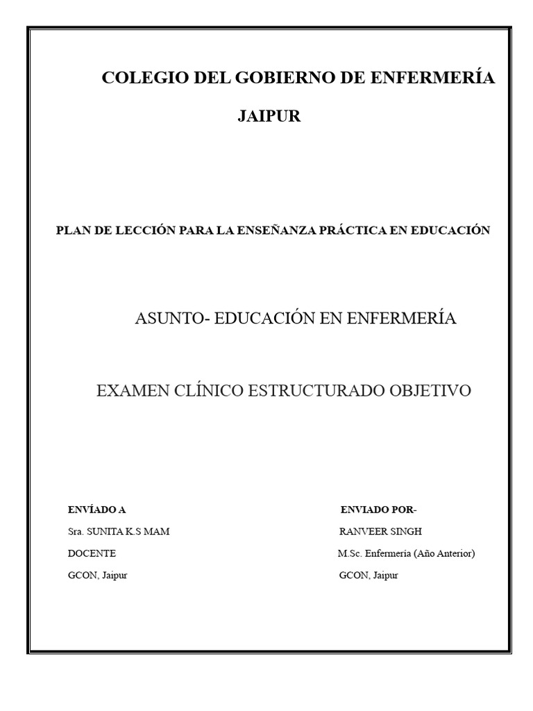 Osce 1 | PDF | Maestros | Enseñando