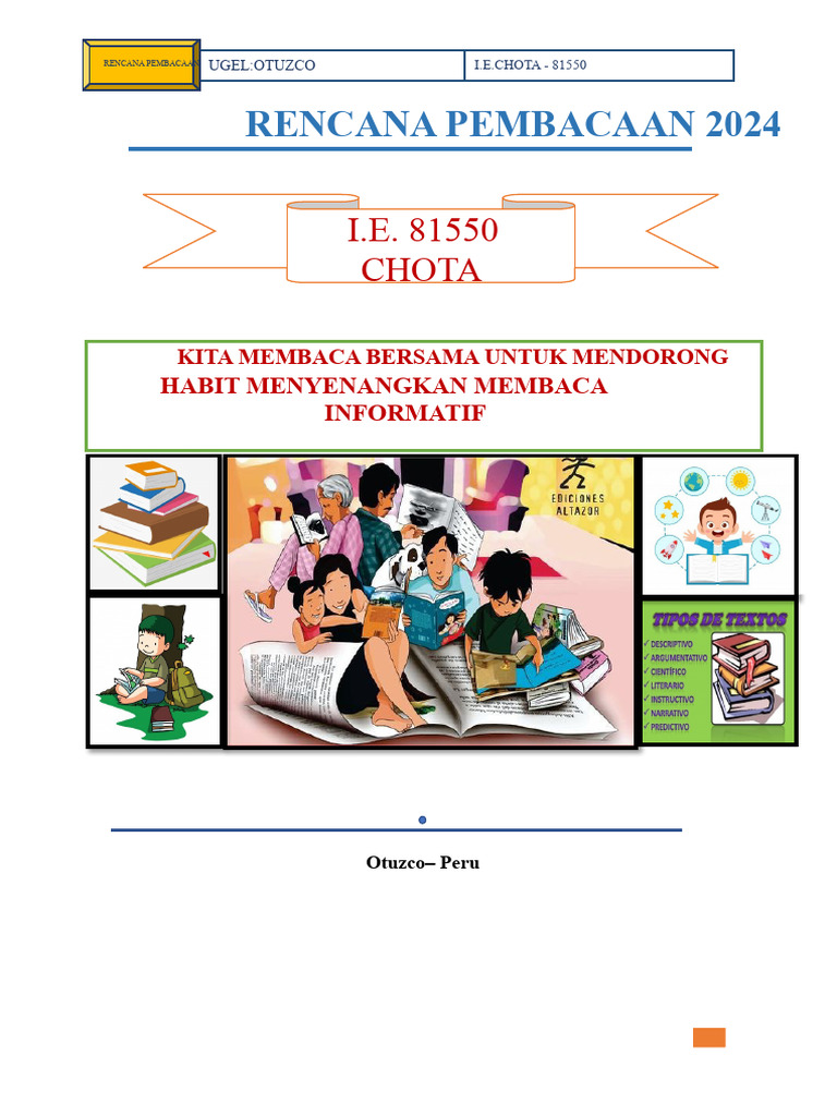 Rencana Membaca CHOTA 2024 | PDF