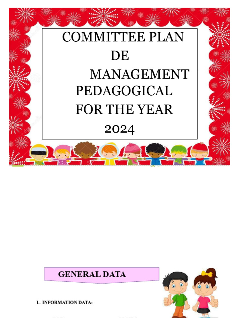 PLAN COMMISSION of PEDAGOGICAL MANAGEMENT 2024 | PDF | Pedagogy | Cognition