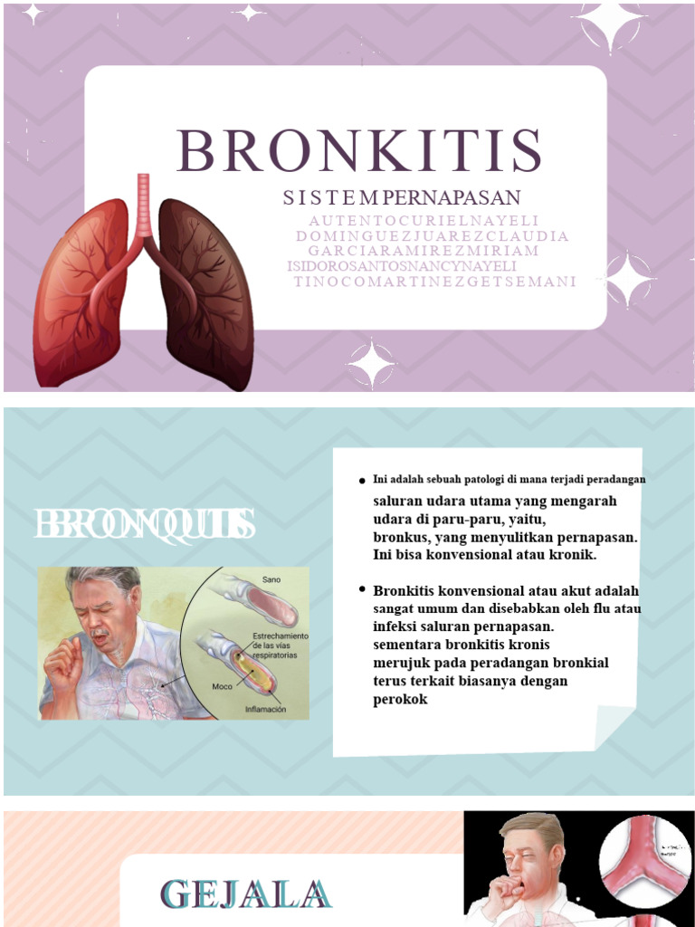 Gejala dan Pengobatan Bronkitis | PDF