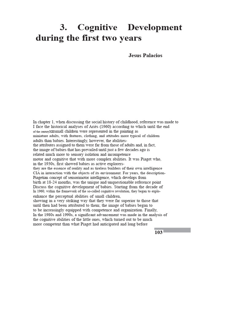 Palacios, Marchesi and Coll - Development of The First Two Years p.103 ...