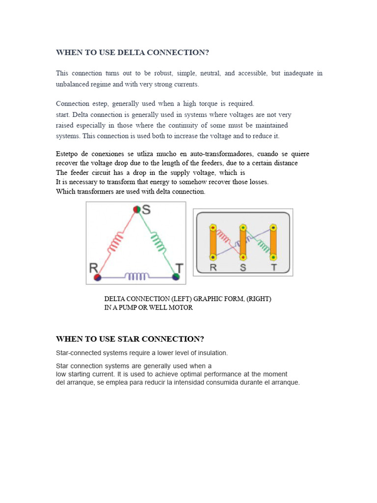 When To Use Delta or Star | PDF