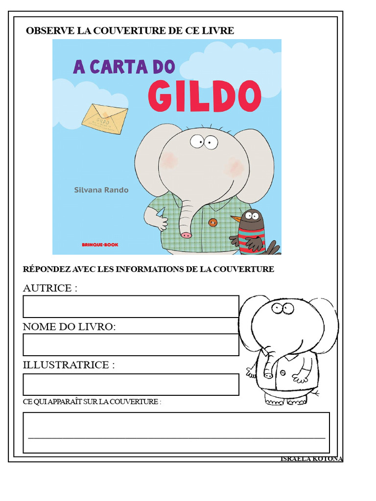 La Lettre de Gildo : Activités et Questions | PDF
