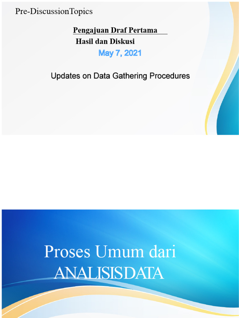 Empat Tahap Analisis Data Penelitian | PDF