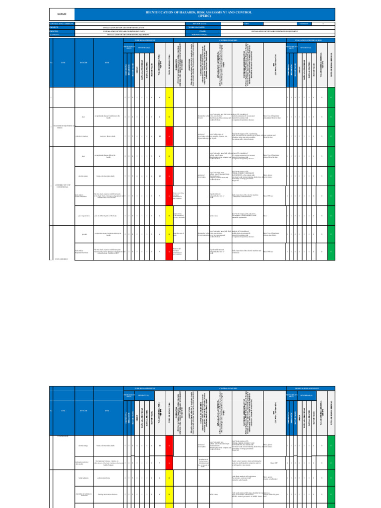 Matrix - Air Conditioning Installation | PDF | Personal Protective ...
