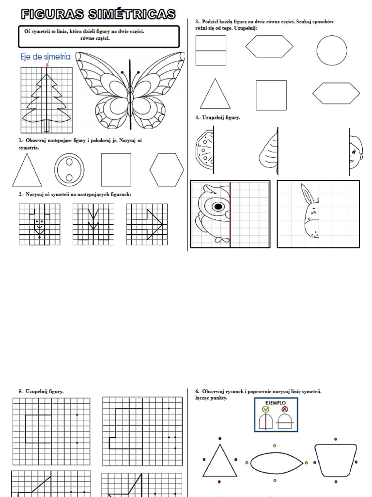 f. Figury symetryczne | PDF
