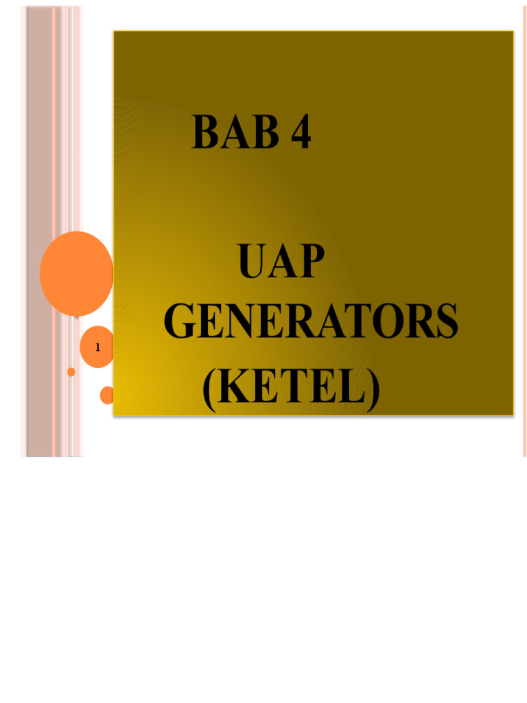 Bab 4 - Generator Uap (Boiler) | PDF