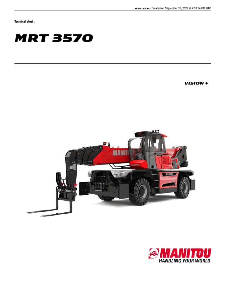 MRT 3570 Spec Sheet | PDF | Car | Automotive Technologies