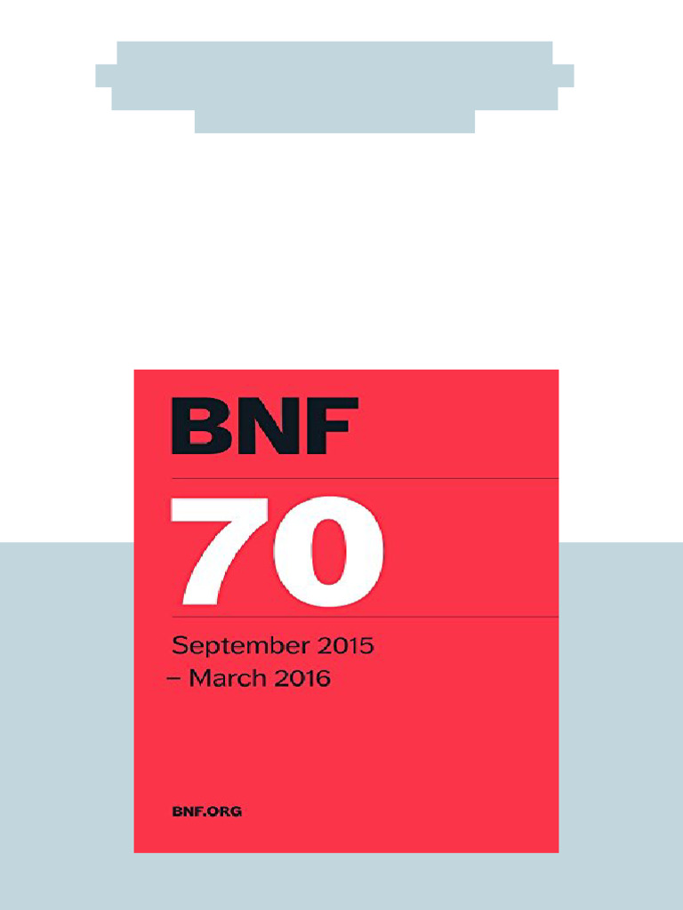 (Ebook) British National Formulary (BNF) 70: Joint Formulary Committee ...
