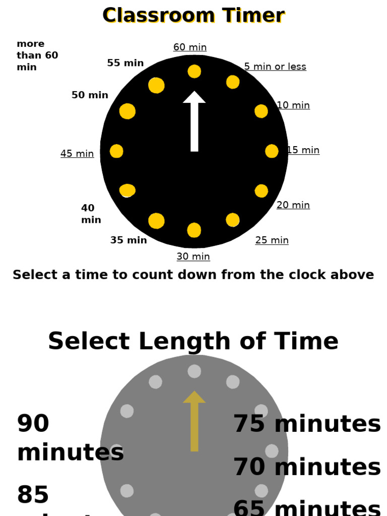 Classroom Countdown Timer Tool | PDF