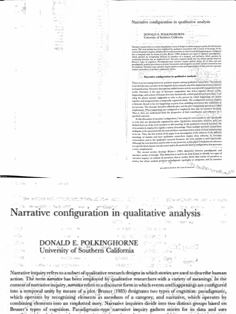 Polkinghorne 1995 | PDF