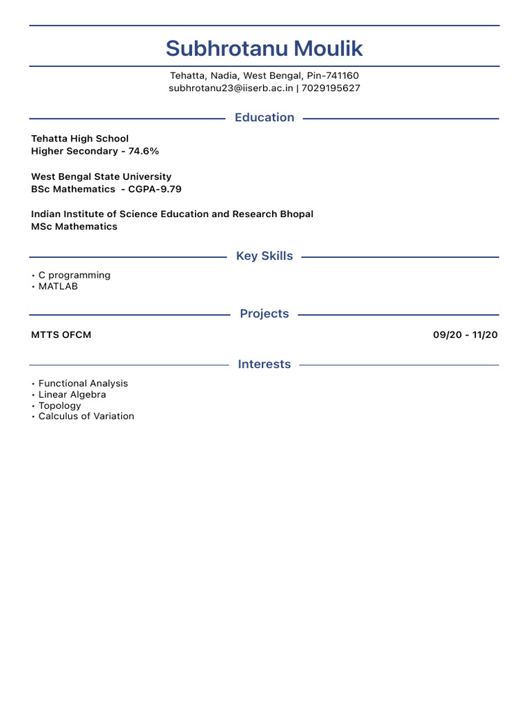 My CV | PDF