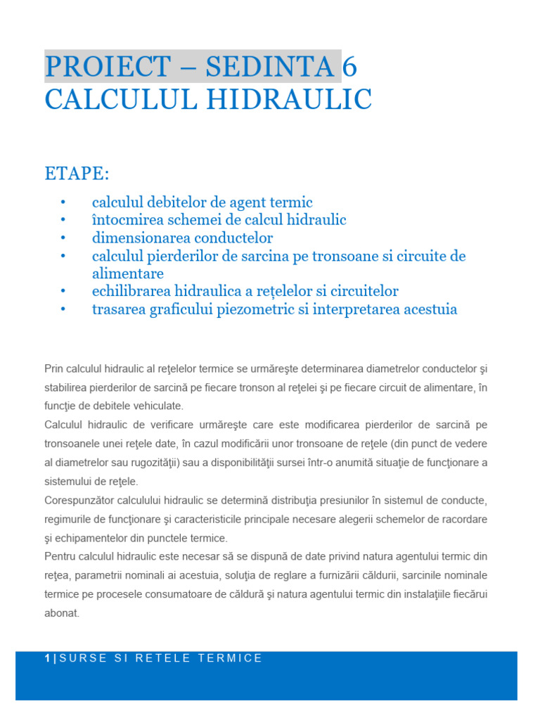 Proiect Sedinta 6 | PDF