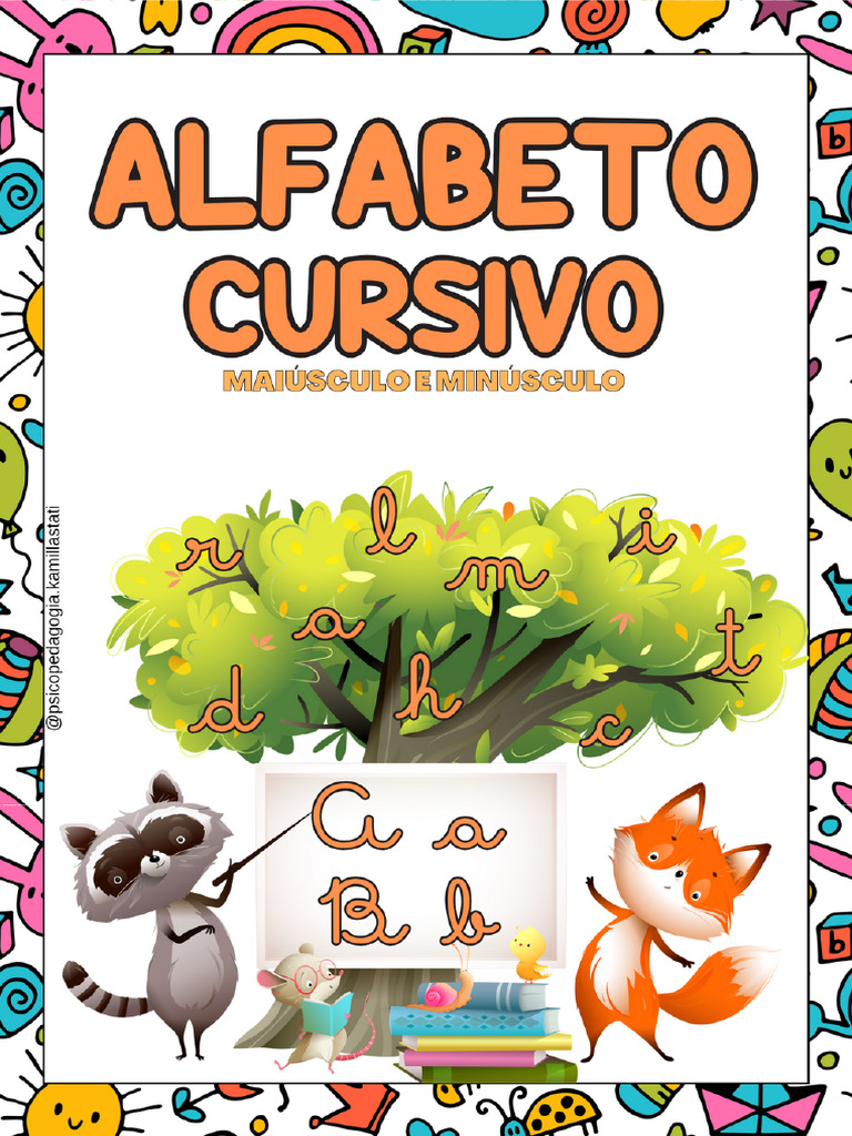 Apostila Alfabeto Letra Cursiva 20240502 180310 0000 | PDF