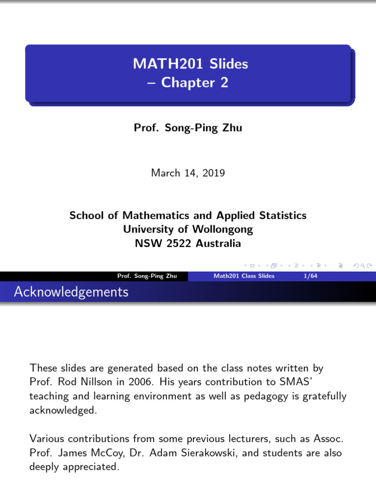Math201 Chapter2 Slides V5 | PDF | Function (Mathematics ...