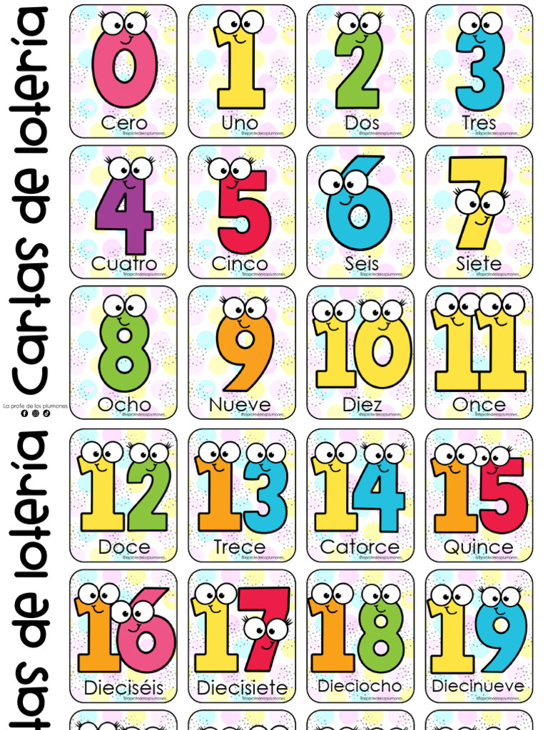 Loteria Numeros 1 A 30 | PDF
