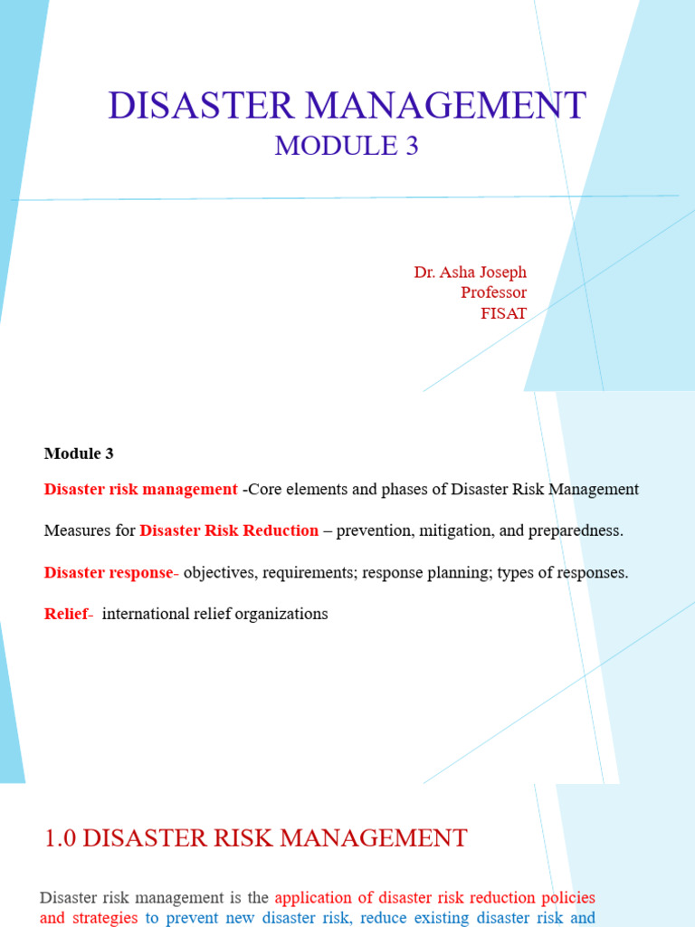 Dm3 | PDF | Emergency Management | Disaster Risk Reduction