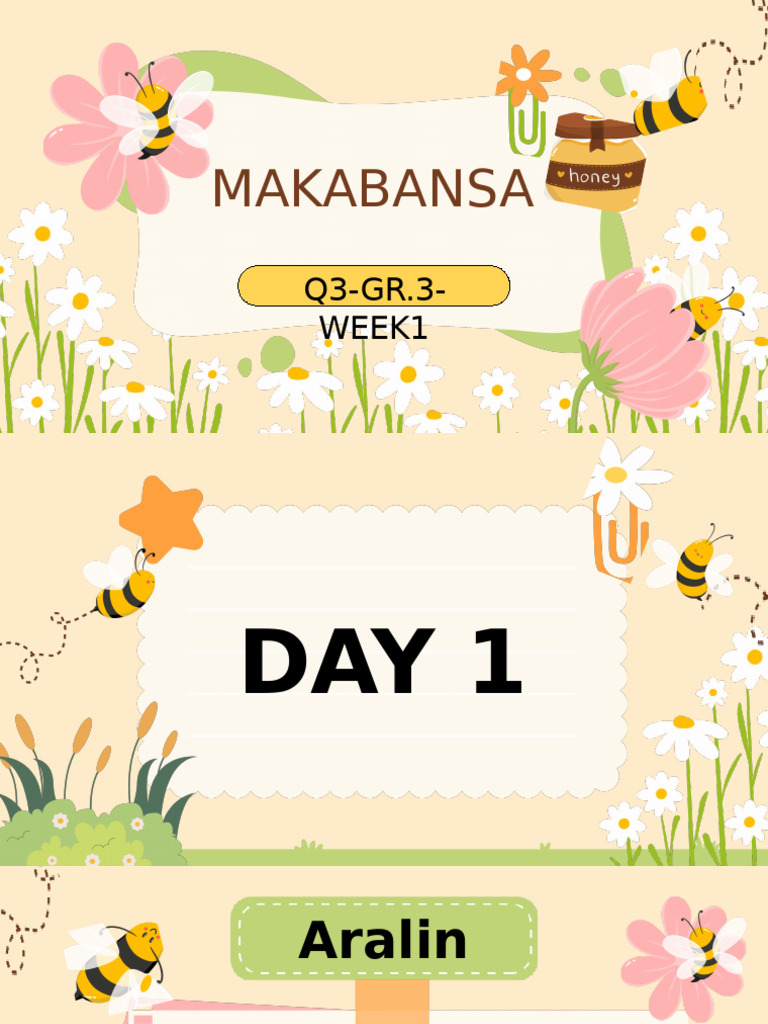Week1 Makabansa | PDF