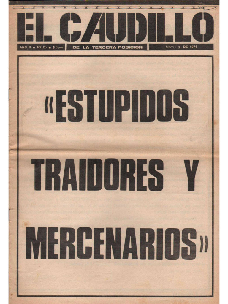 EL CAUDILLO 25 | PDF