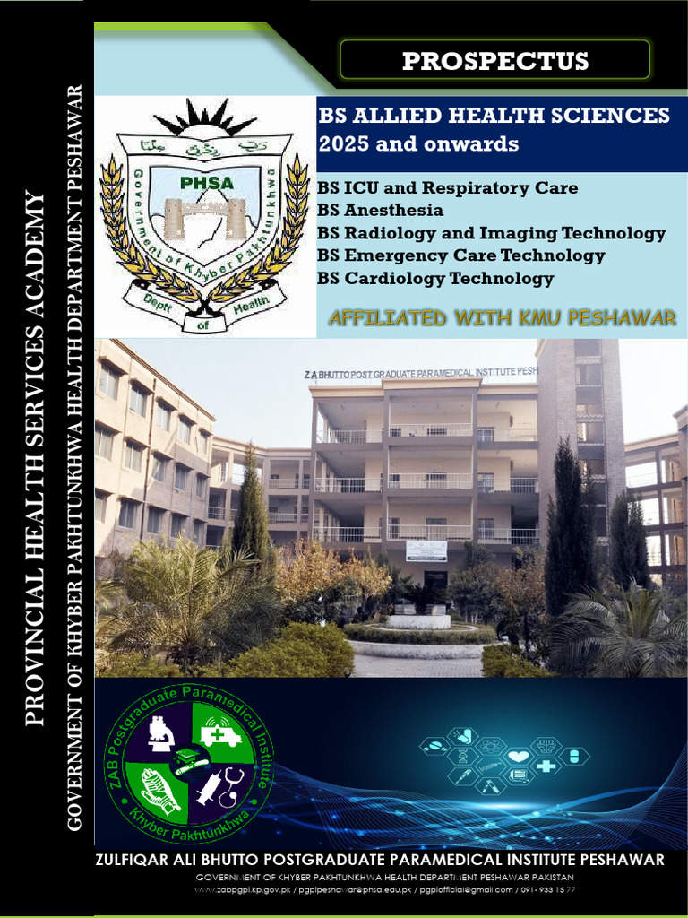 Peshawar Paramedical Institute BS Programs | PDF | Medical Imaging ...