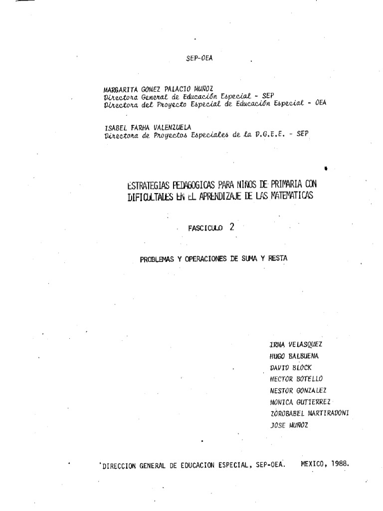 Estrategias Suma y Resta | PDF