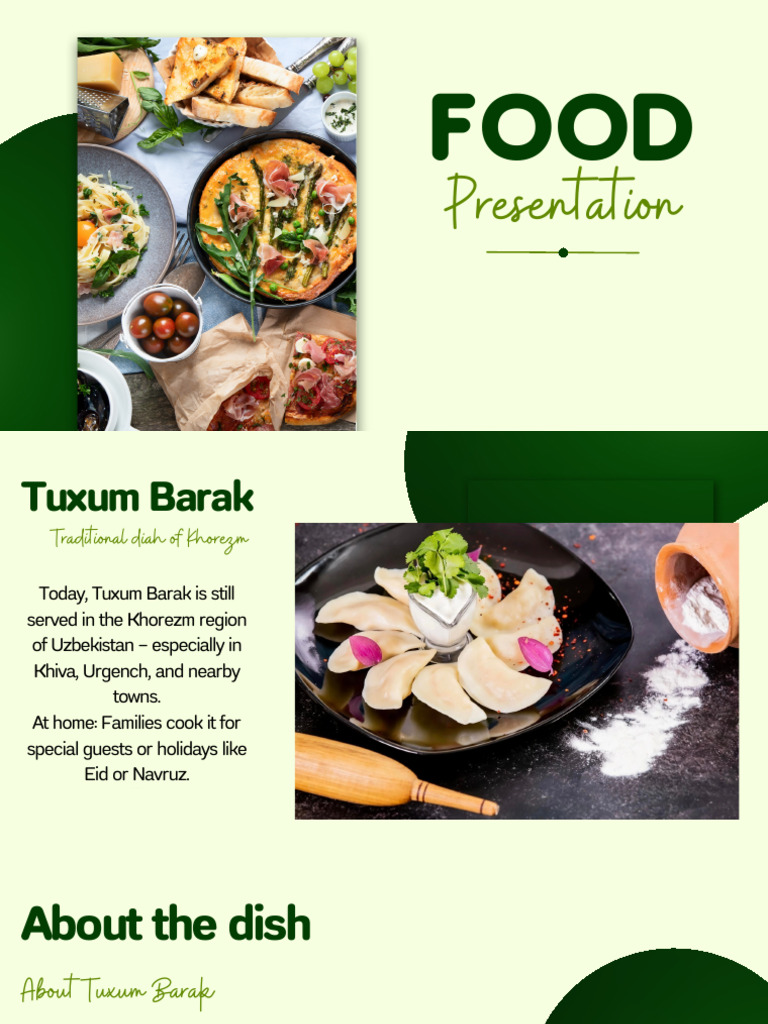 Green Modern Food Presentation 20251019 213417 0000 | PDF