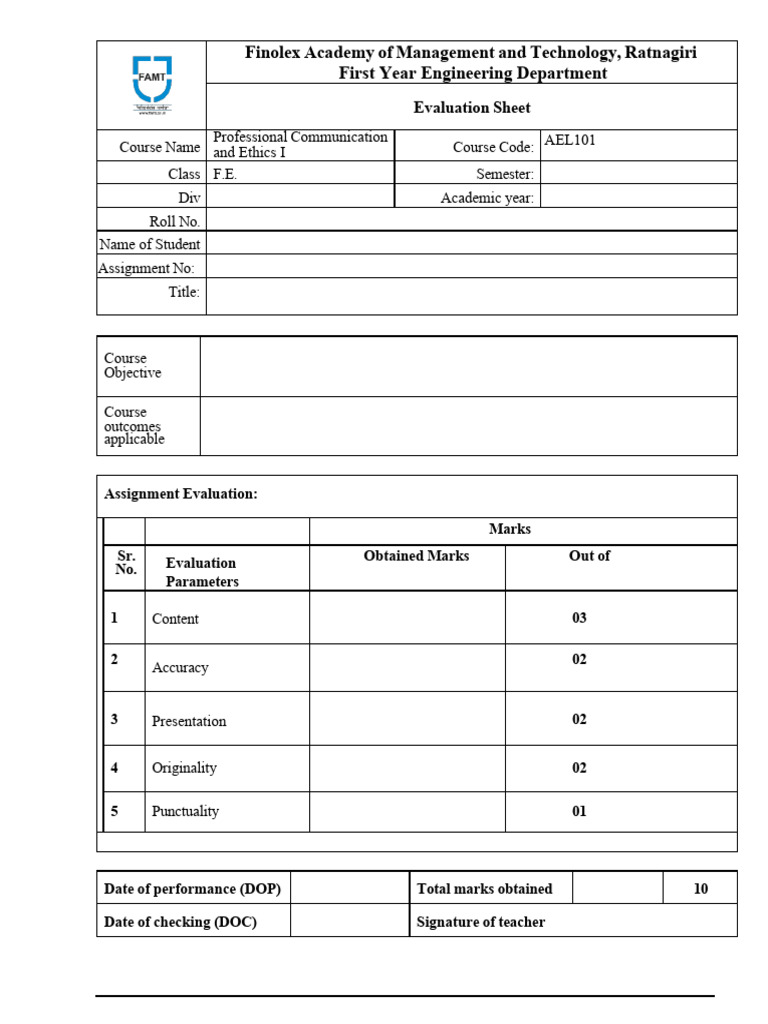 Cover Page For Practical 5 - Writing Skills | PDF