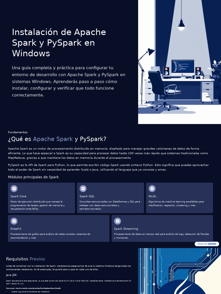 Instalacion de Apache Spark y PySpark en Windows | PDF | Java (lenguaje de programación ...