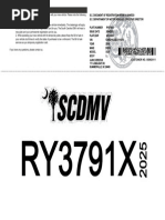 SC DMV Third Party Title Pickup Form | PDF | Department Of Motor Vehicles