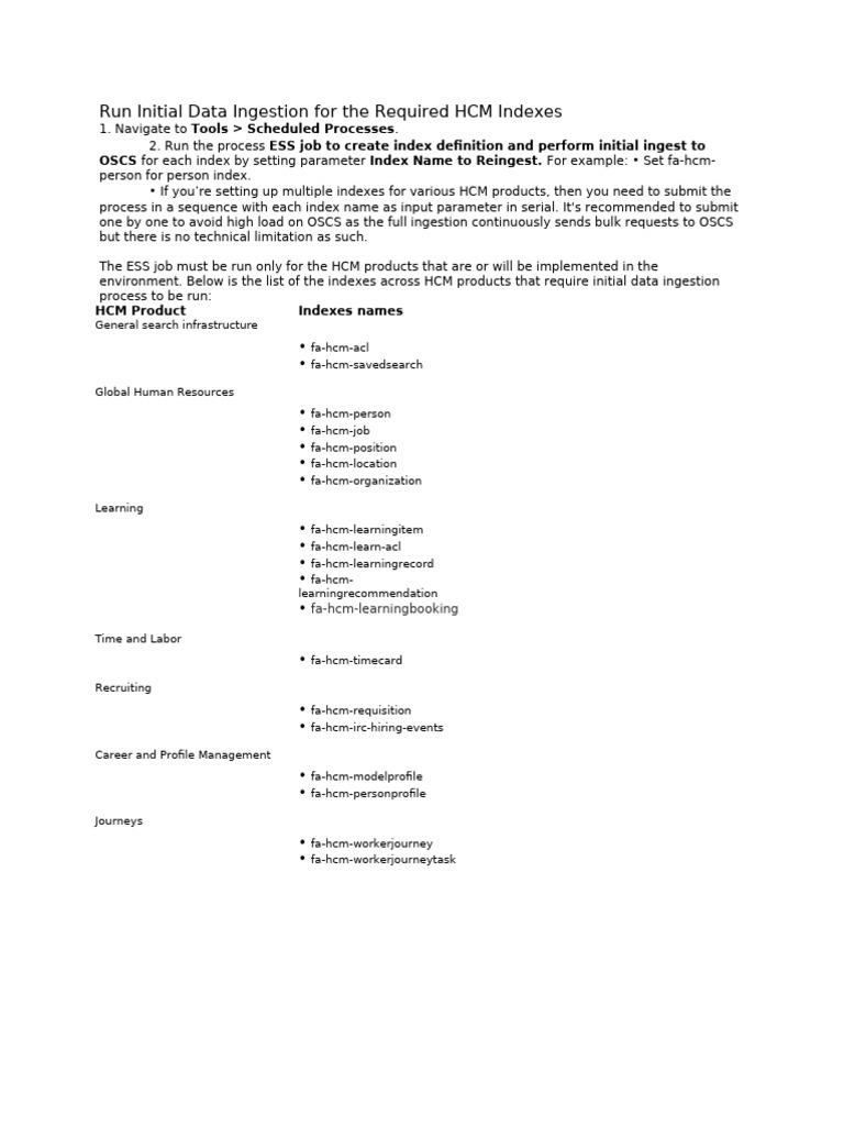 Data Ingestion Processes. | PDF