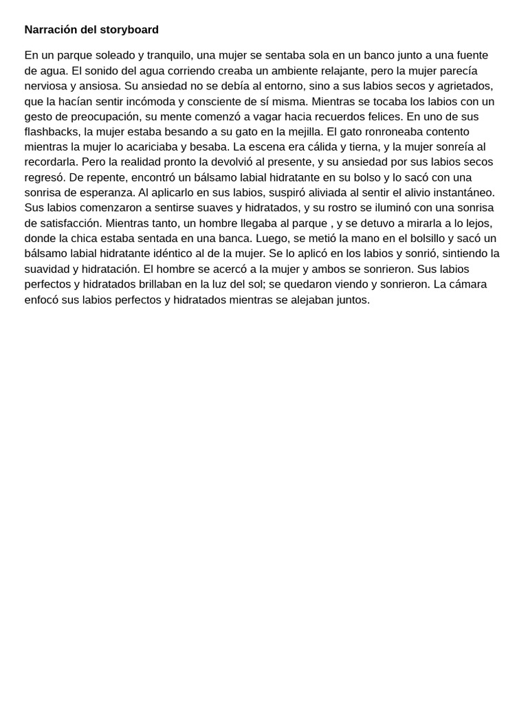 En un parque soleado y tranquilo, una mujer se sentaba sola en un banco ...
