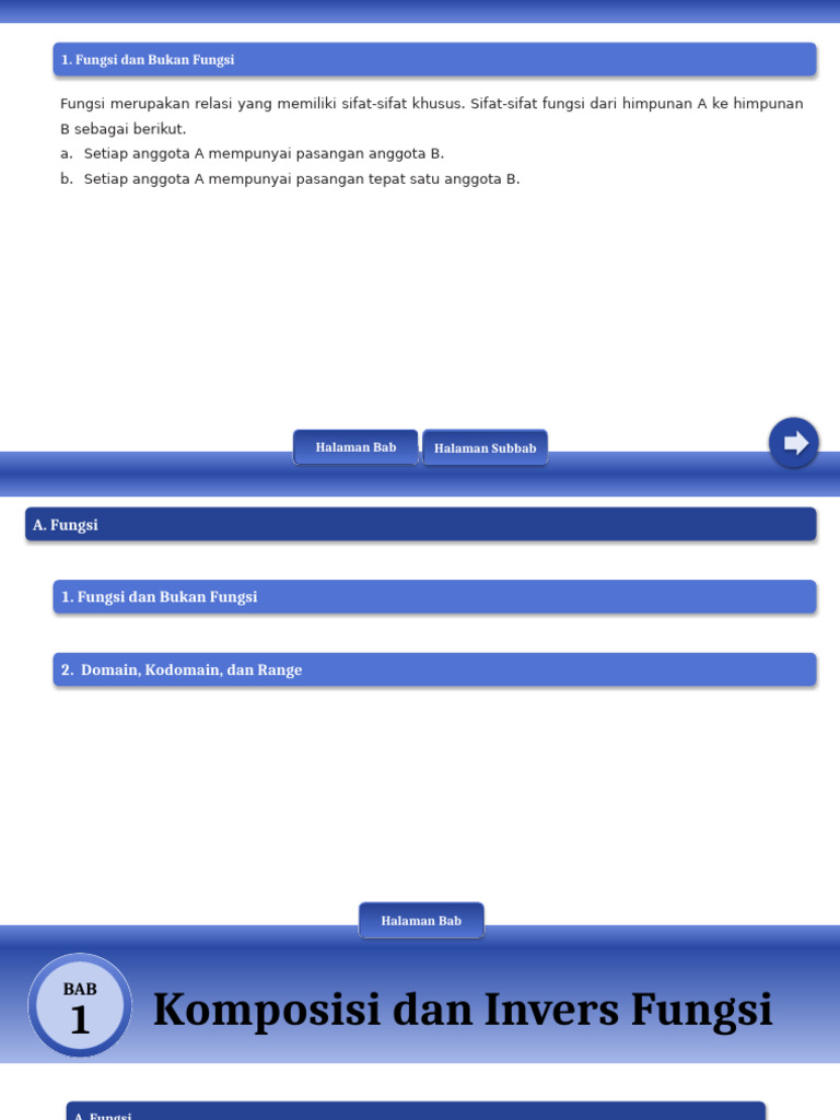 PPT Komposisi Dan Invers Fungsi Fase Tingkat Lanjut | PDF