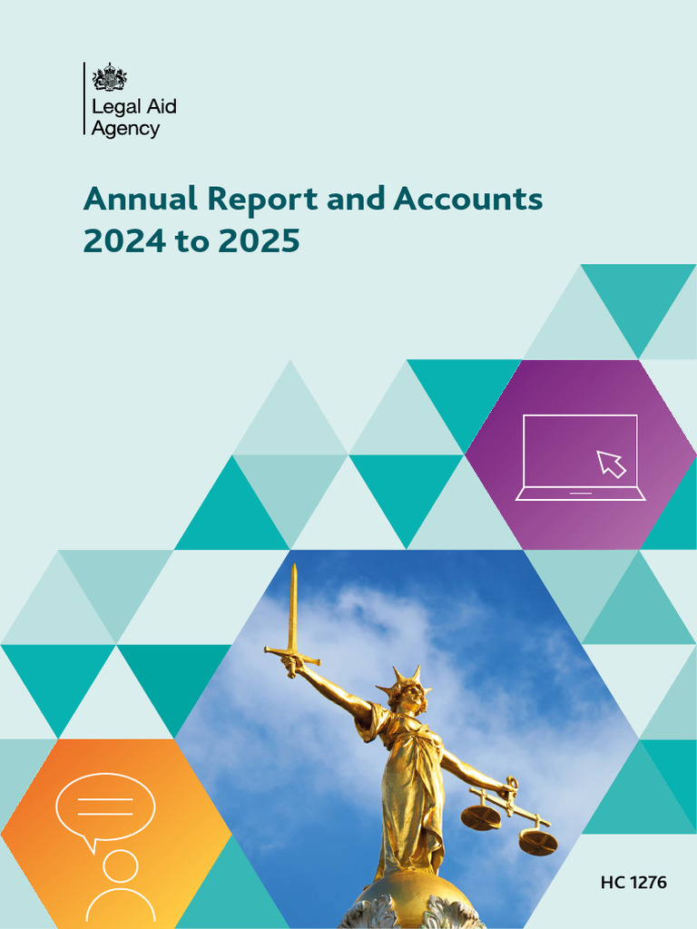 Legal Aid Agency Annual Report 2024-25 | PDF | Legal Aid | Public Defender