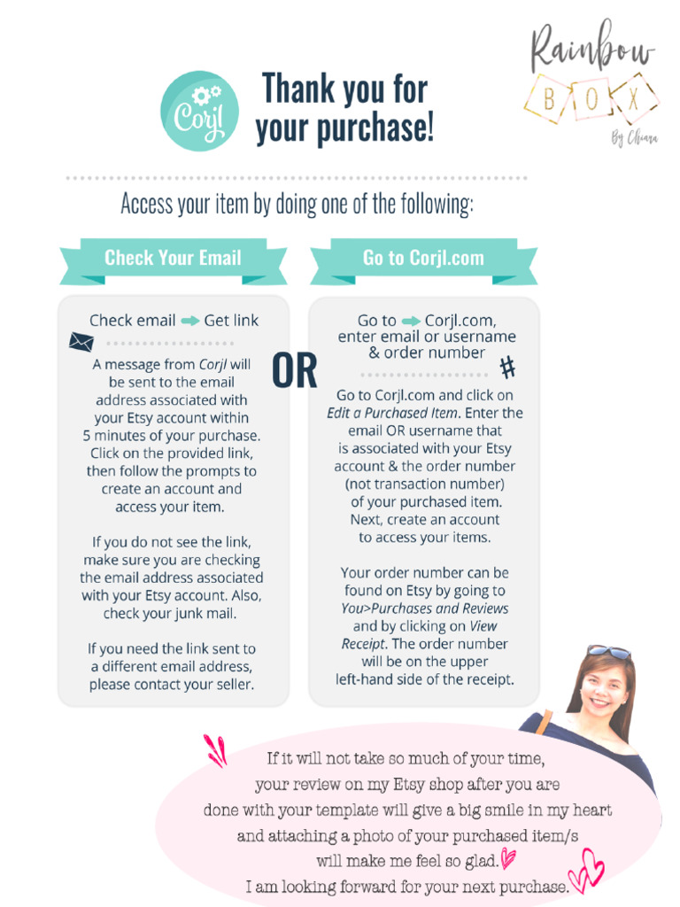 How To Access Your Editable Template | PDF