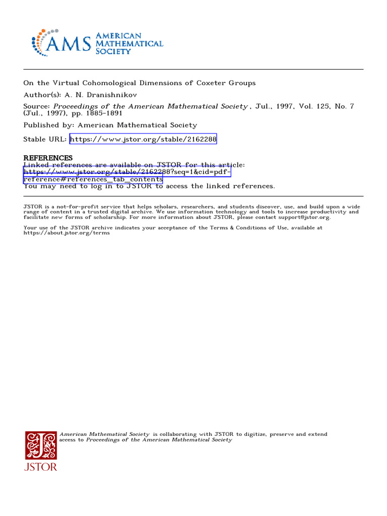 On The Virtual Cohomological Dimensions of Coxeter Groups | PDF ...