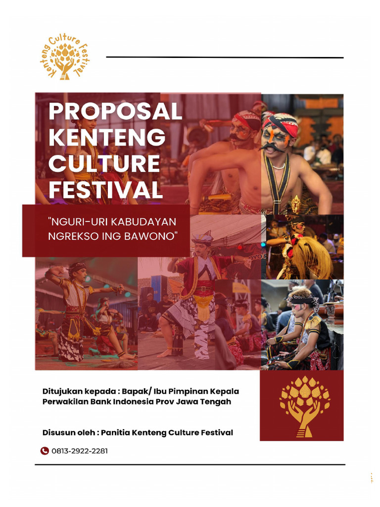PROPOSAL KENTENG CULTURE FESTIVAL | PDF