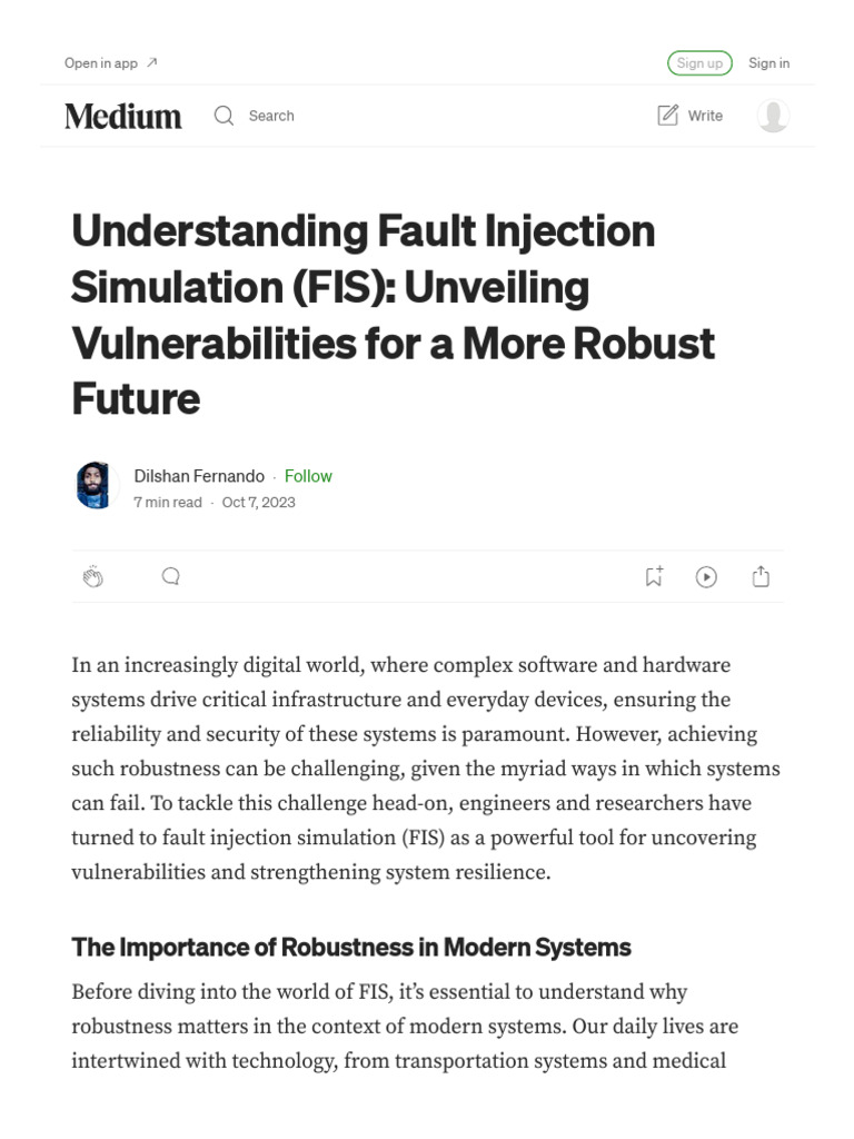Understanding Fault Injection Simulation (FIS) - Unveiling ...