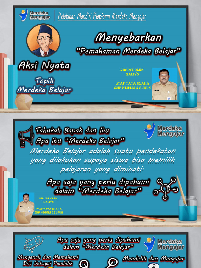 Aksi Nyata Topik Merdeka Belajar - Menyebarkan Pemahaman Merdeka ...